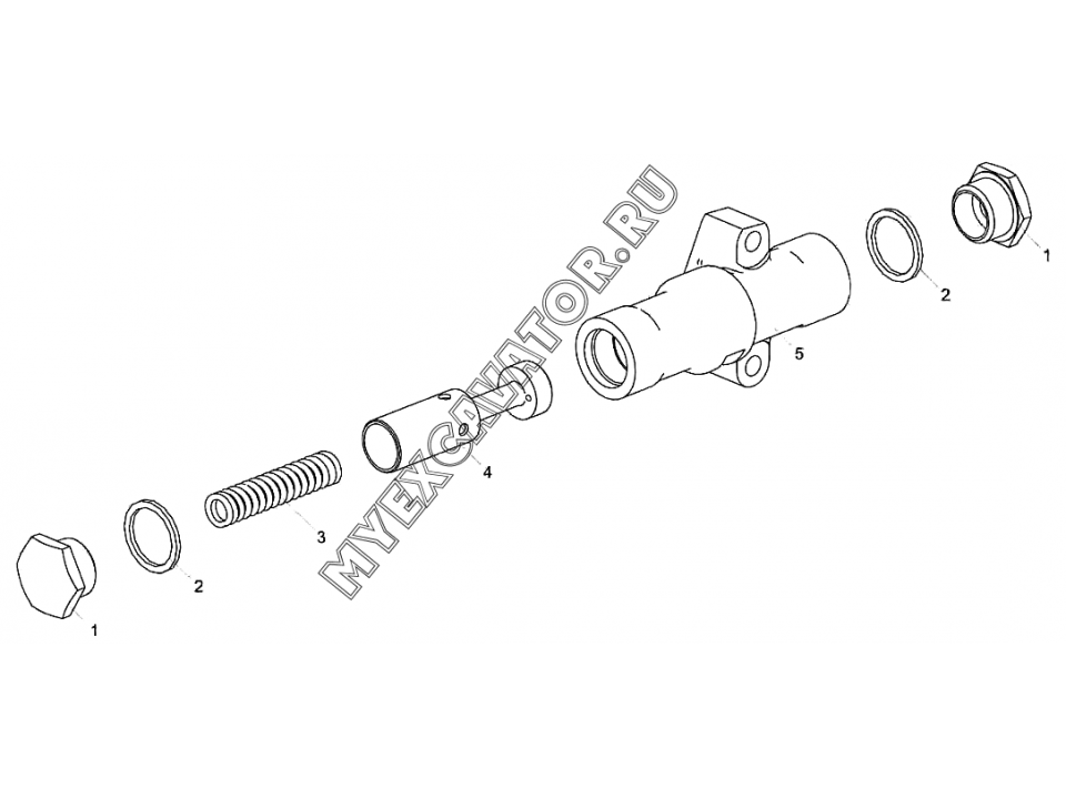 Клапан редукционный в сборе 238Б-1011048 ЯМЗ 65652
